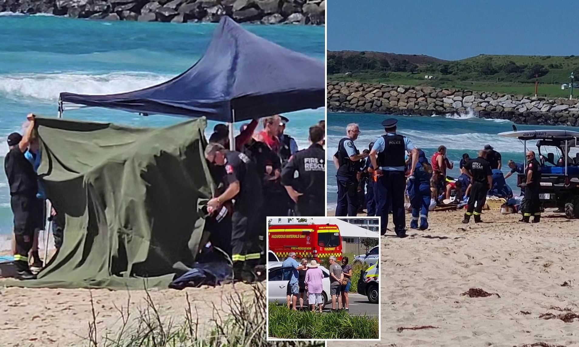 Horror as two British tourists drown at popular Australian beach after ...