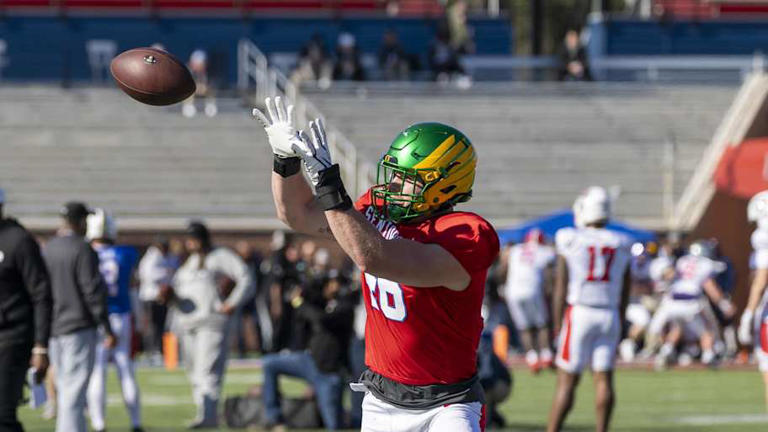 Bryce Boettcher shows off athleticism at the NFL Combine