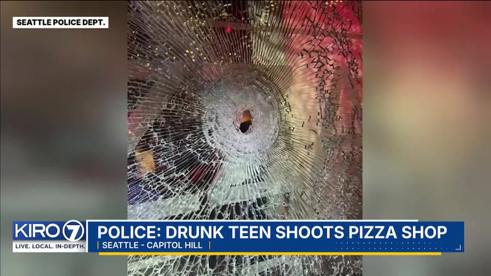 Video: Police say drunk teen shoots pizza shop