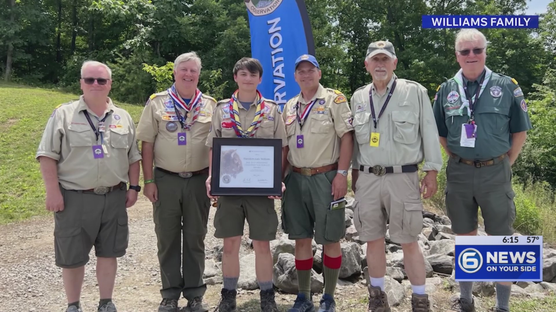 From shy Cub Scout to Senior Scout of the Year: Eagle Scout Luke Williams recognized for rare ...