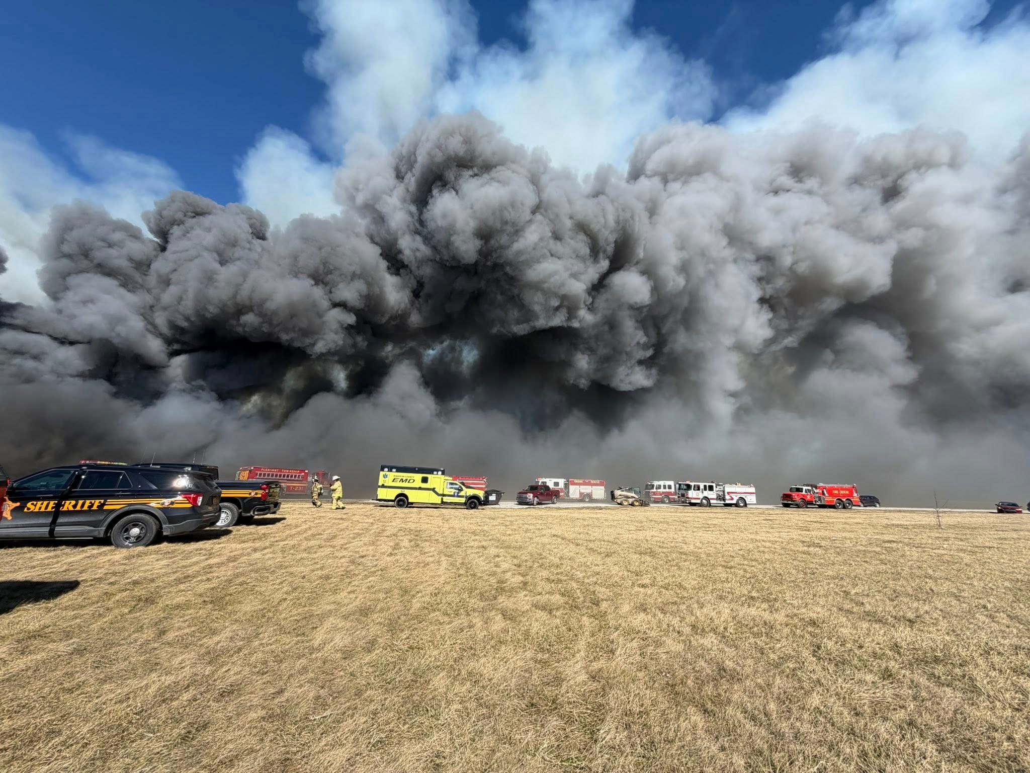 'Catastrophic' Ohio farm fire kills 6,000 hogs and pigs, officials say