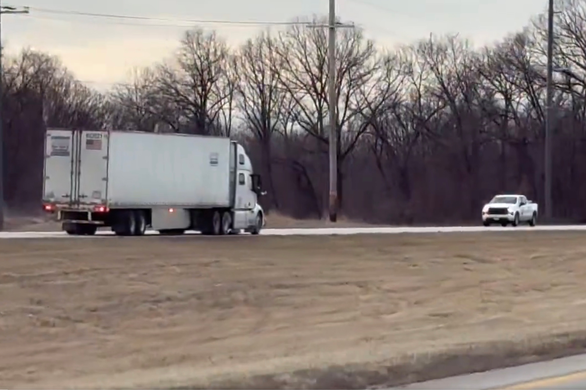 Somali trucker busted driving wrong way down highway failed English ...
