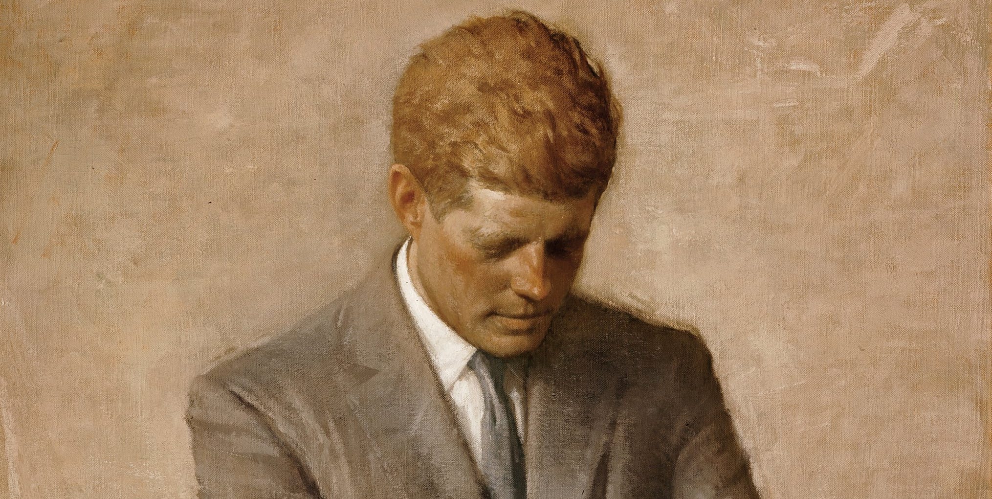 The story behind JFK's official White House portrait