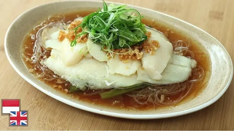 Resep ikan steam bawang putih dengan saus gurih