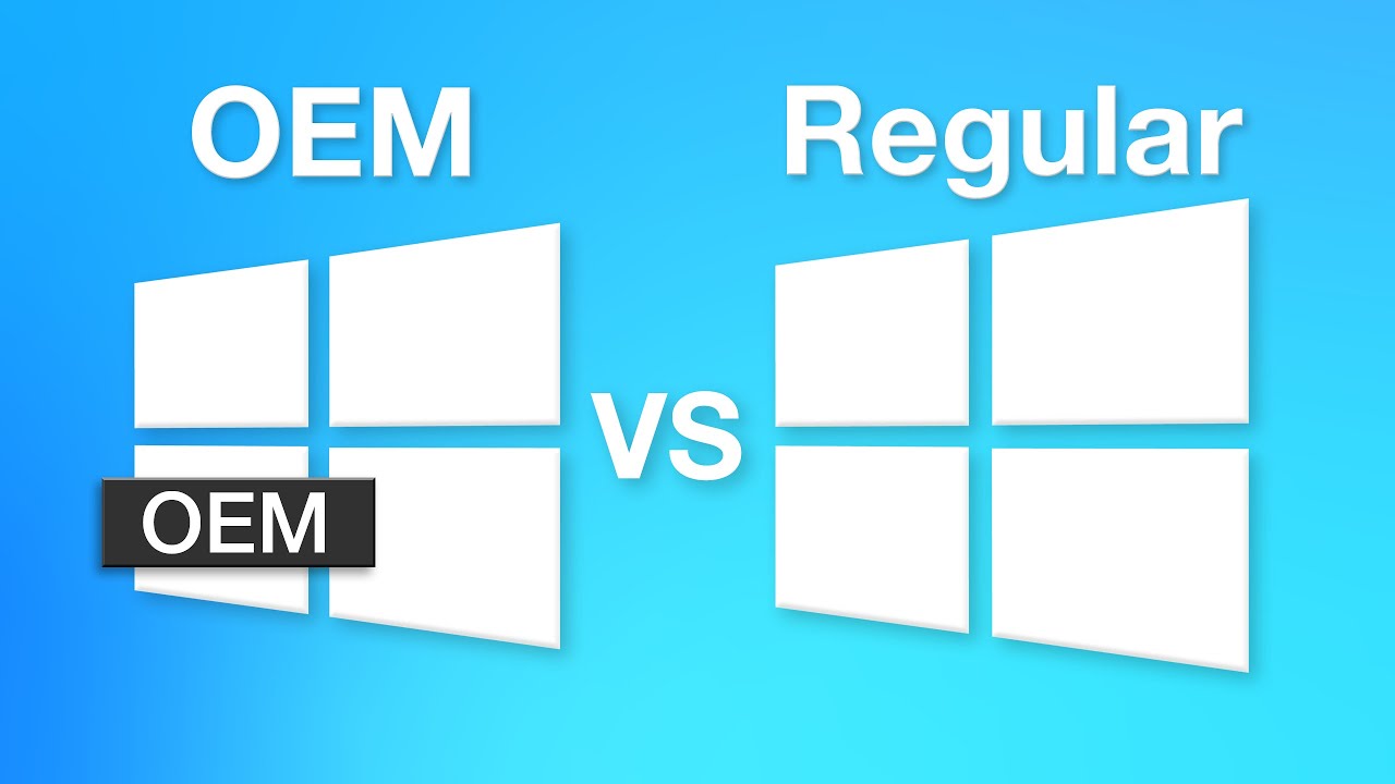 Windows OEM versions explained: what actually changes