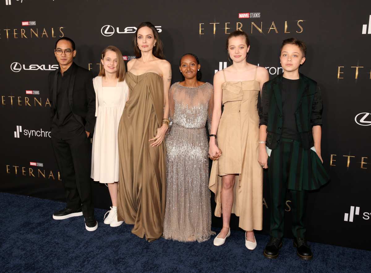 Four of Brad Pitt’s children have dropped his last name amid ongoing ...