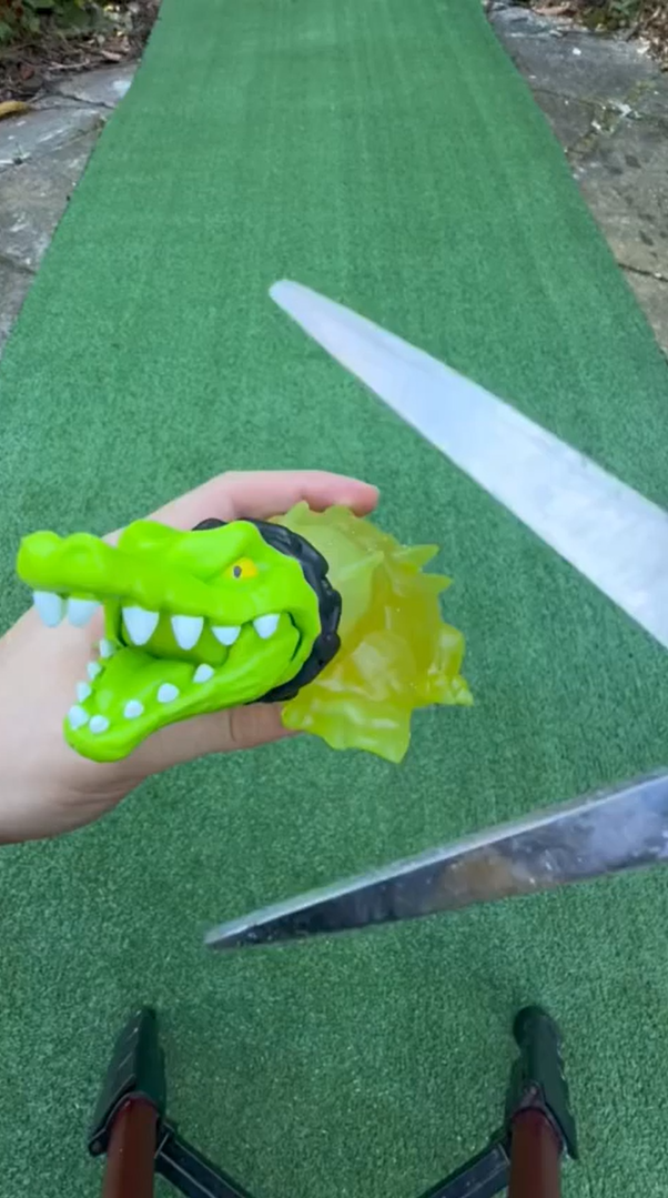 A croc flooded my garden in seconds