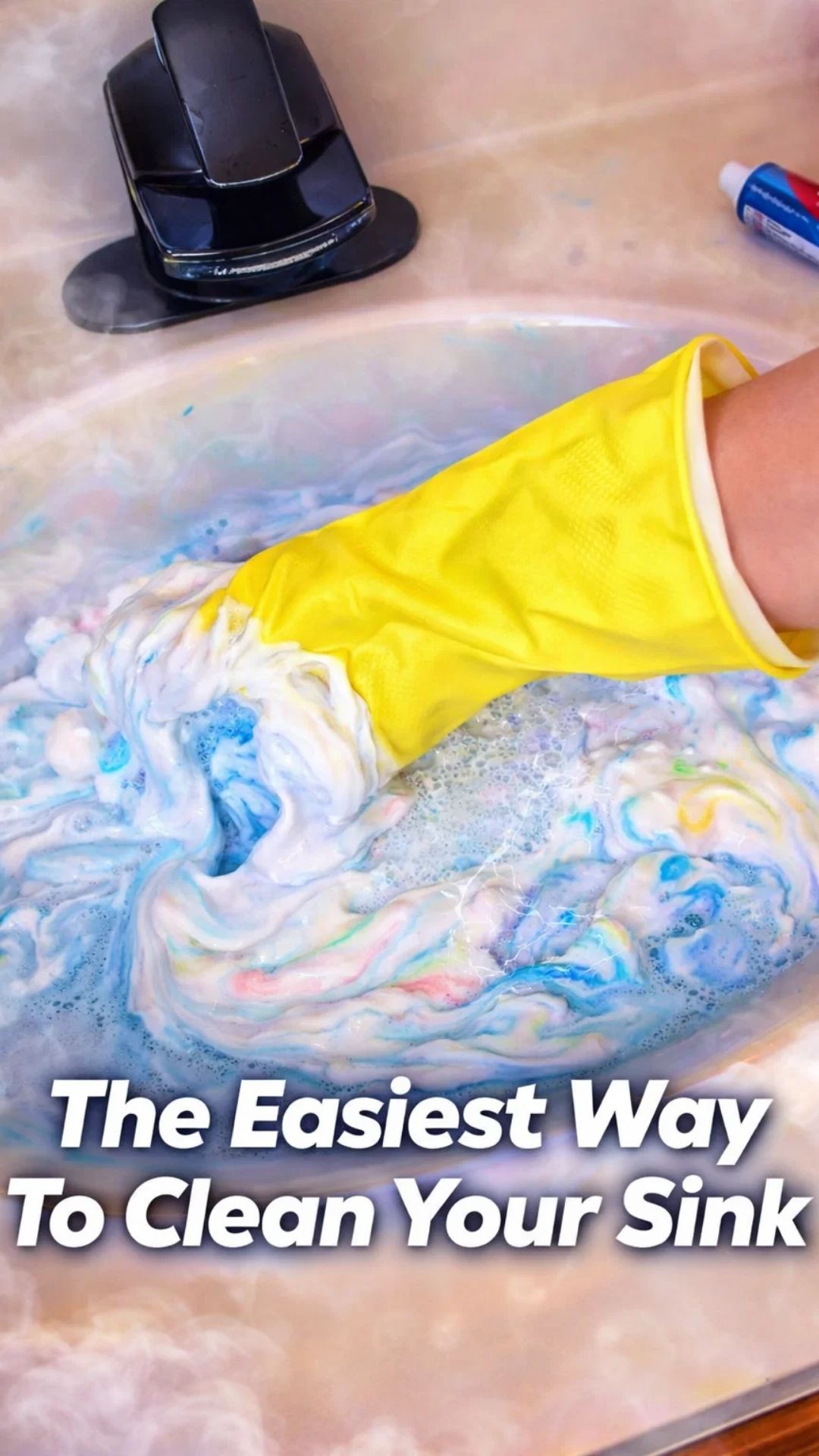 The easiest way to clean your sink