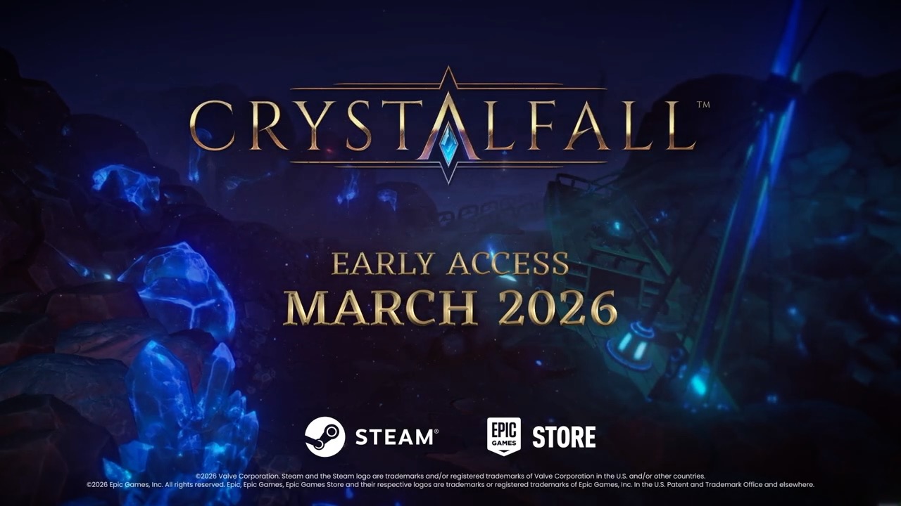 Crystalfall official early access release date trailer