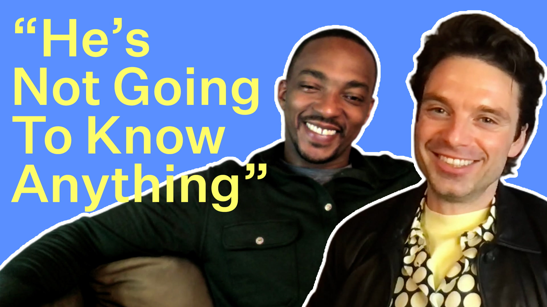 Sebastian Stan & Anthony Mackie test their IRL friendship