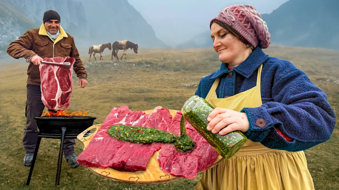 Easy chimichurri from a traditional village kitchen