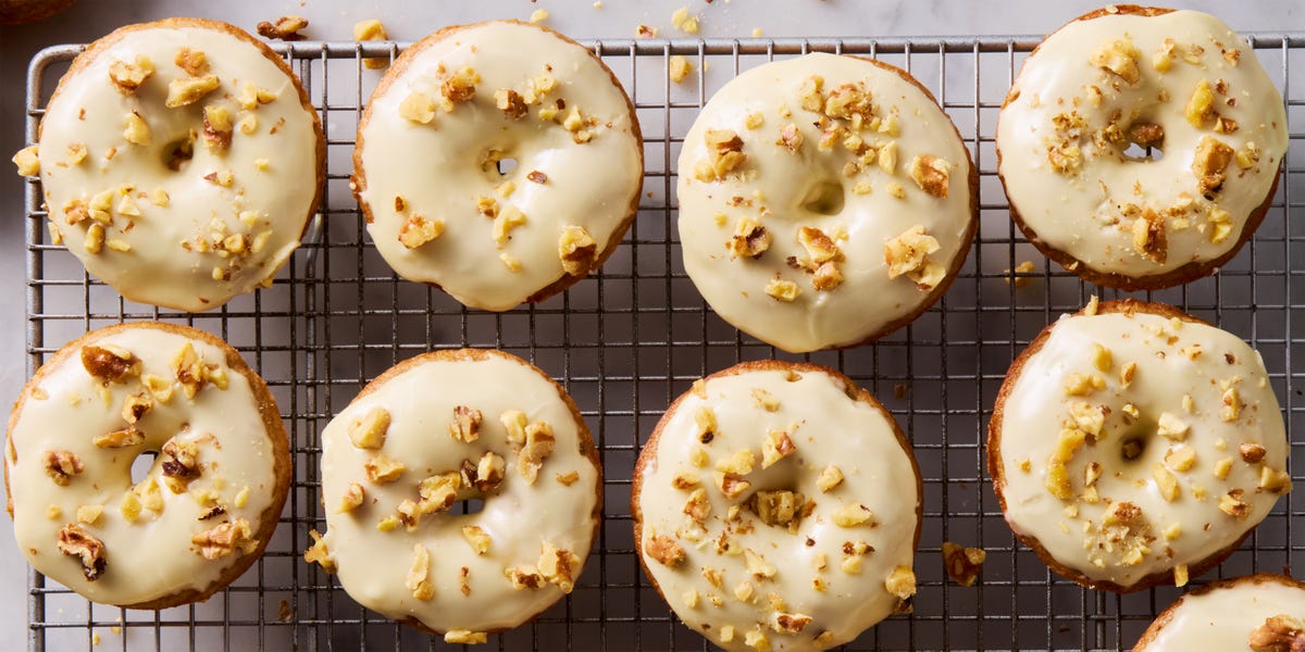 Banana bread donuts mean you don't have to fight over the last slice