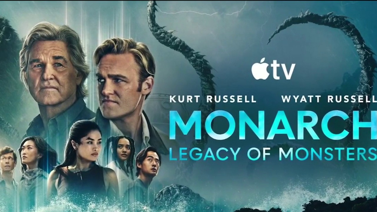 Kurt and Wyatt Russell talk physical challenges of 'Monarch: Legacy of ...