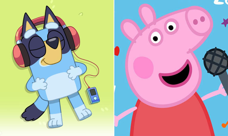 Bluey takes on Peppa Pig as she announces a new album after singing ...