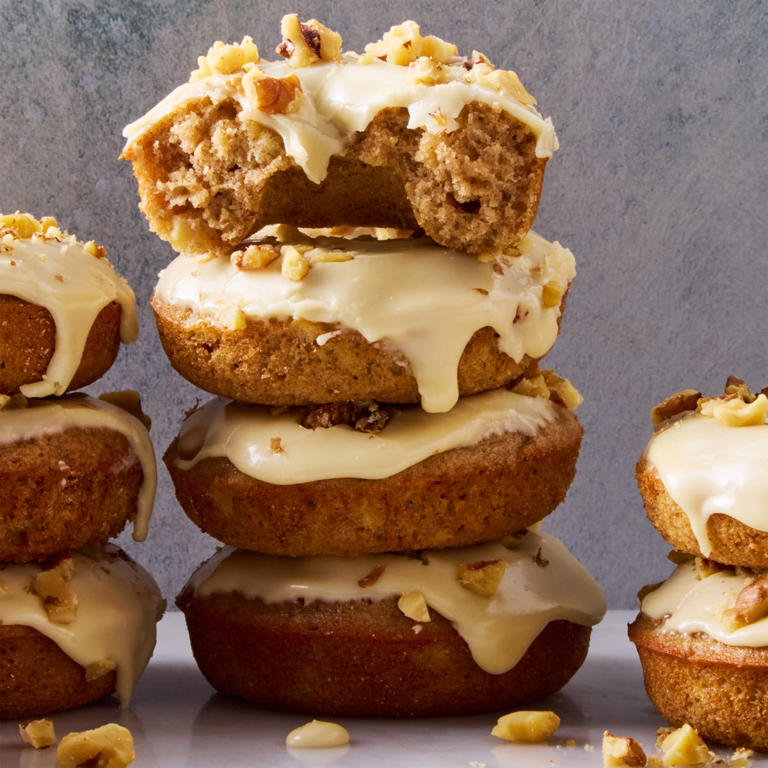 Banana bread donuts mean you don't have to fight over the last slice
