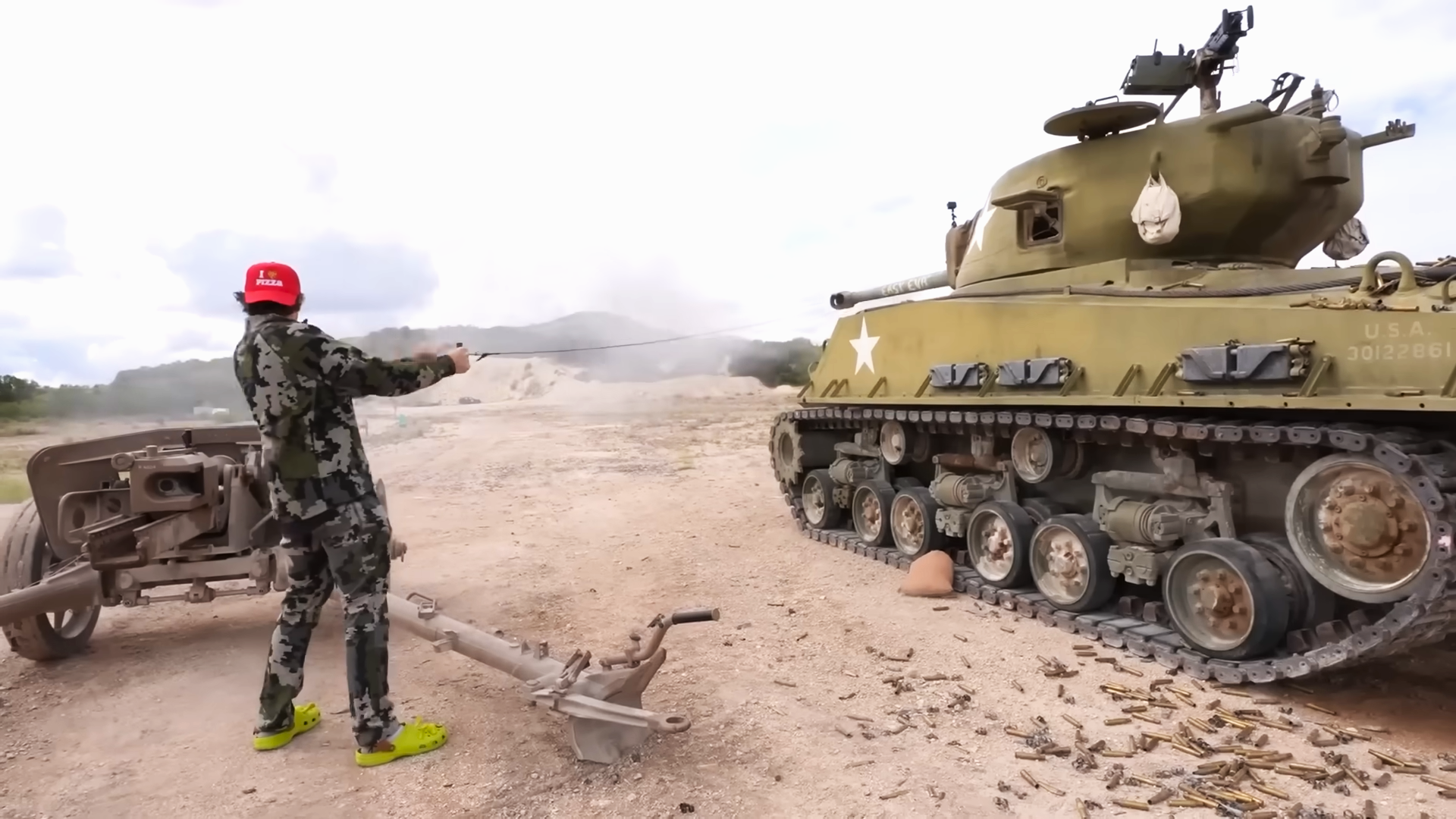 I shot a 50 cal off a tank - then we tried something bigger