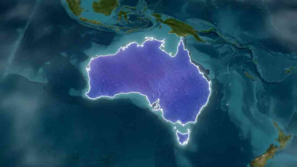 Por que não existem rotas entre a Austrália e o Chile
