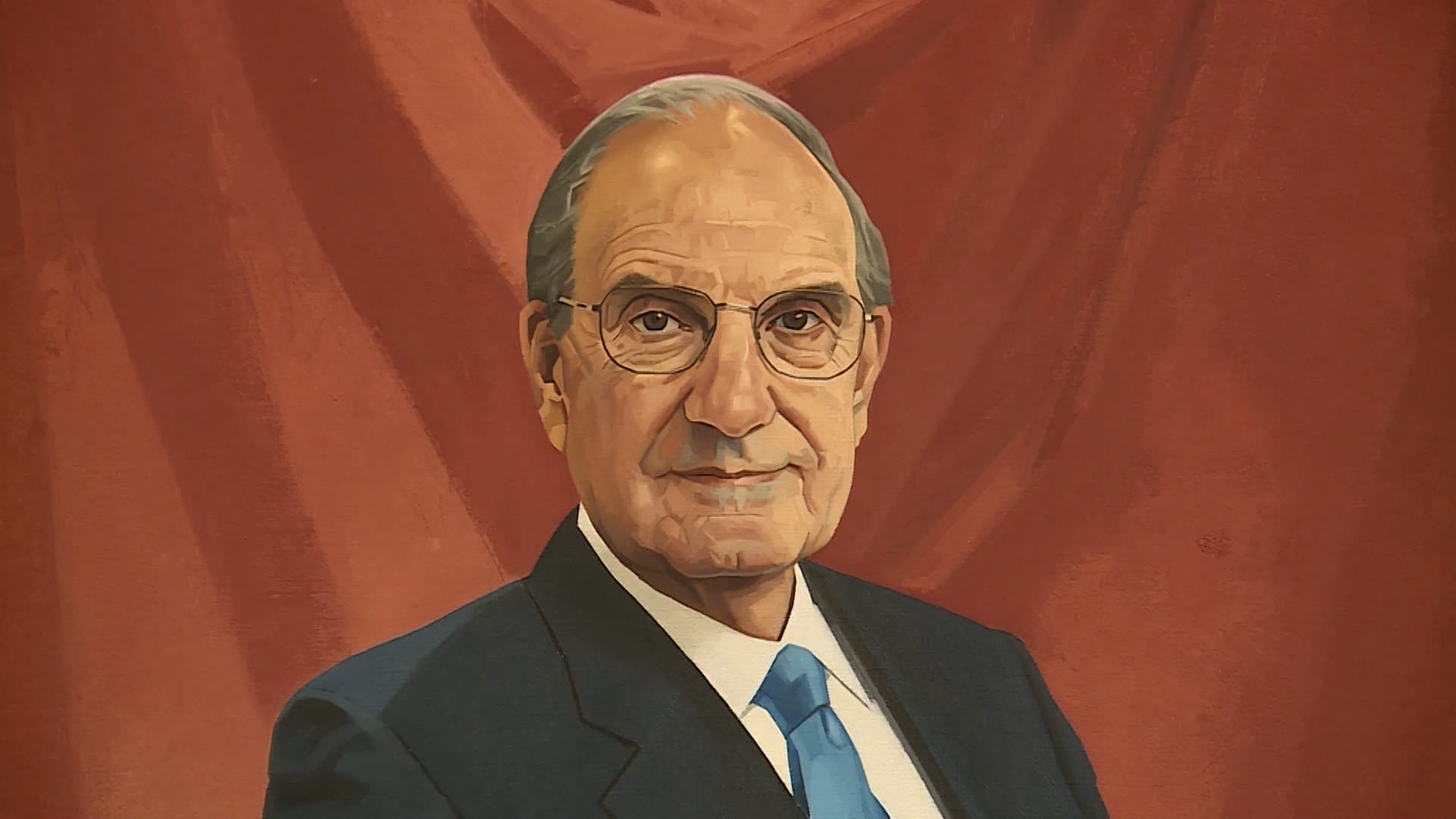 Portrait of Sen. George Mitchell removed from the Maine State House