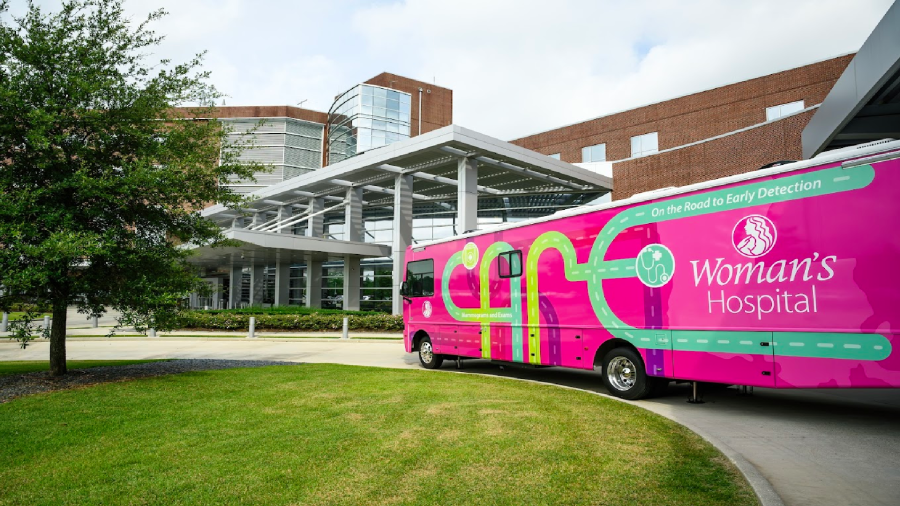 Mobile mammography coach to visit four Louisiana parishes in April