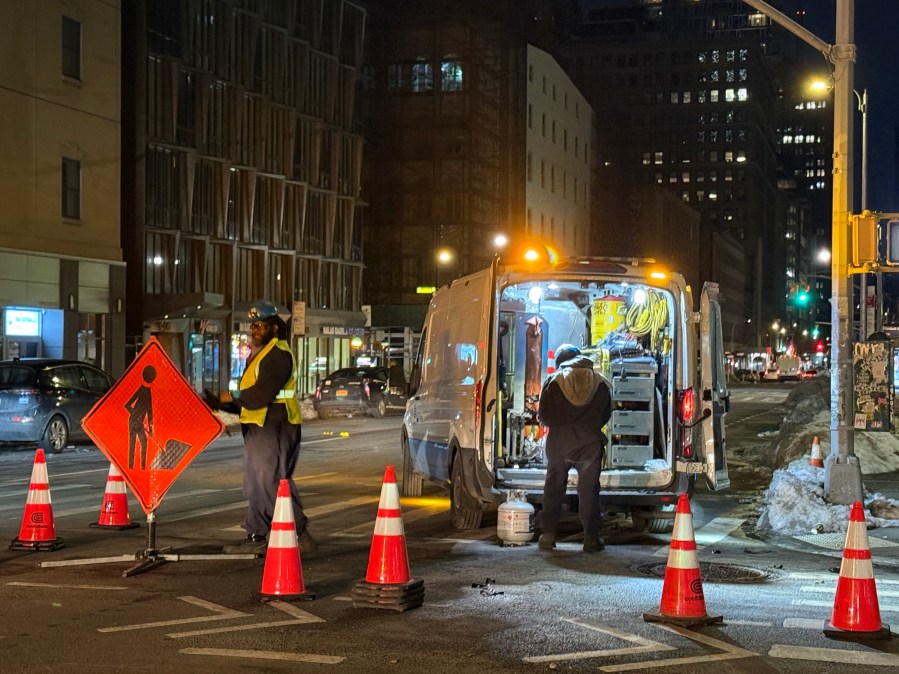 Three injured after NYC manhole explosion