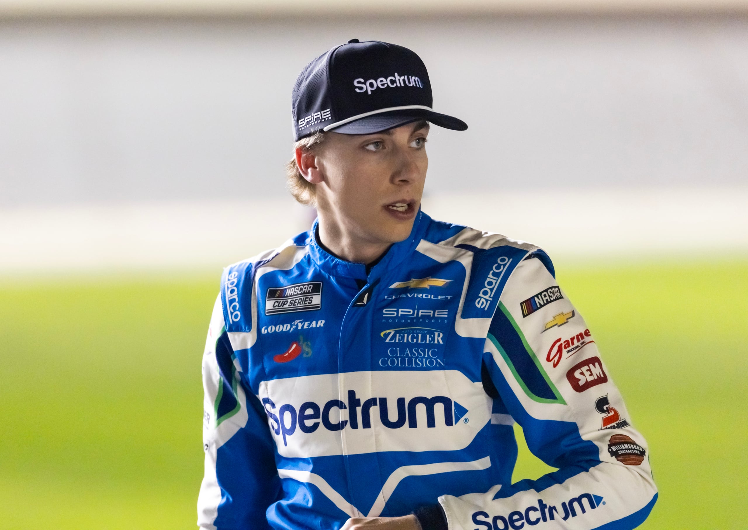 Carson Hocevar laughs off criticism after aggressive Atlanta driving