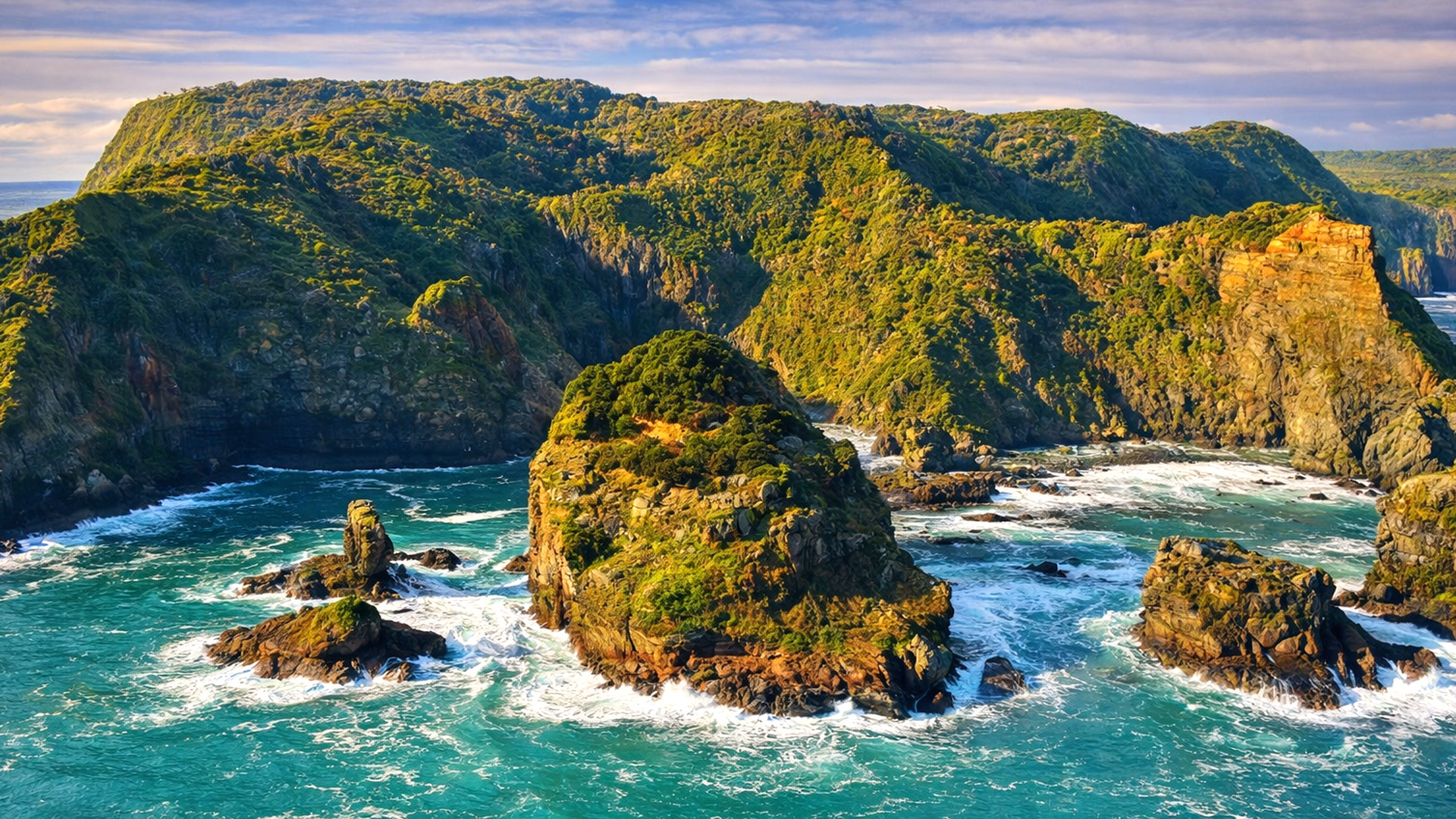 Untouched ocean views in Chilean Patagonia