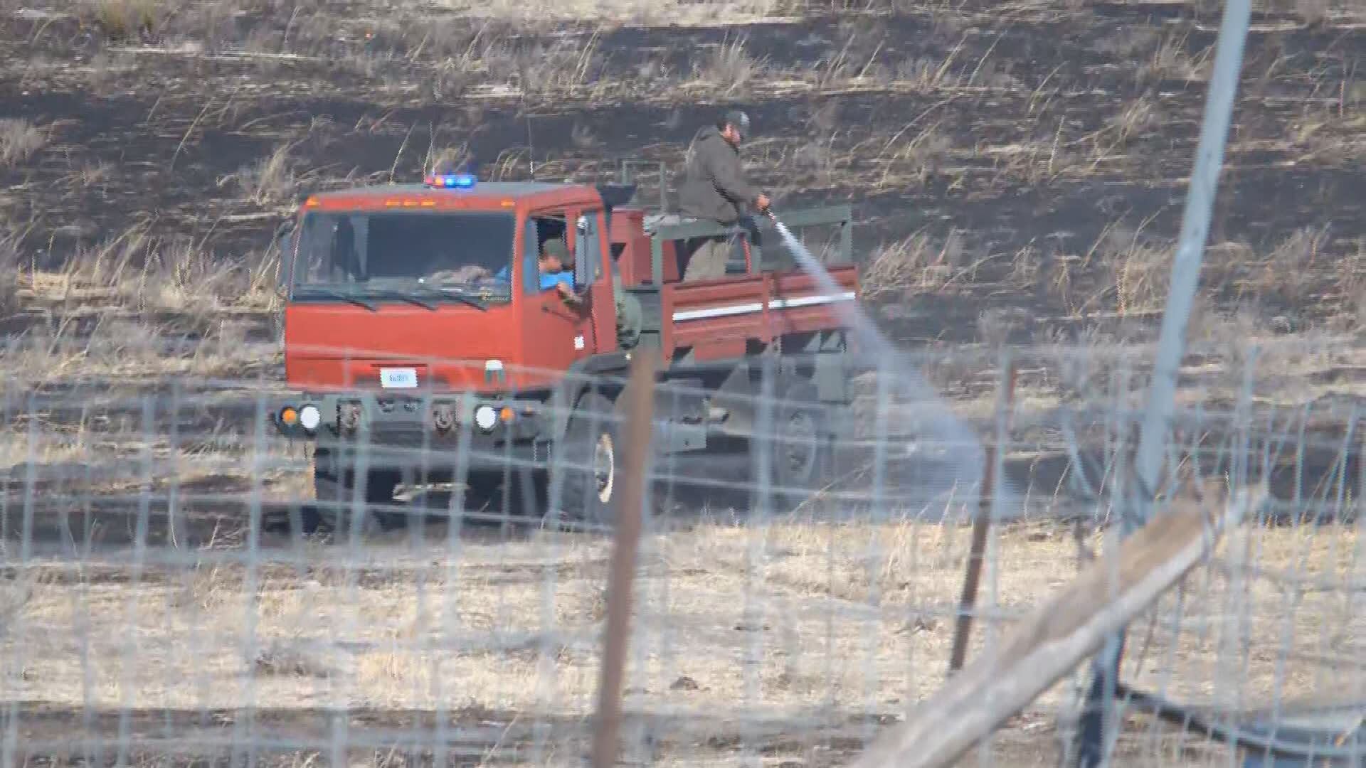 Evacuation order lifted after grass fire extinguished near Lake McConaughy