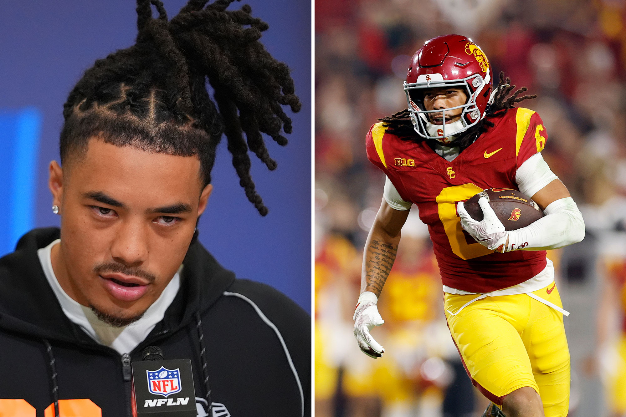 Former USC receiver Makai Lemon goes viral over NFL combine interview
