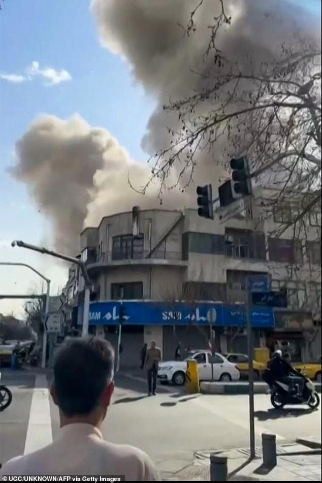 Iranians cheer US air strikes as missiles rain on Tehran and Trump ...