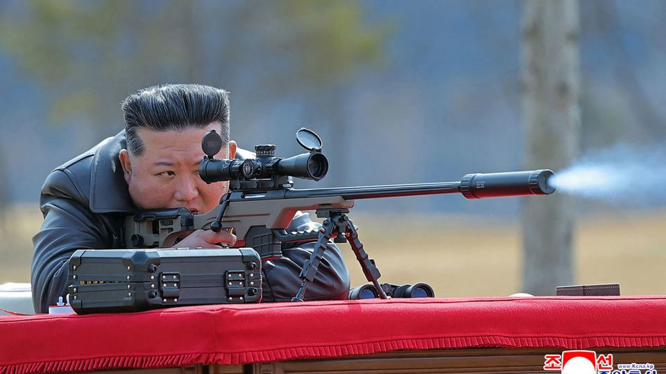 With sniper rifle photos, Kim Jong Un intensifies spotlight on his ...
