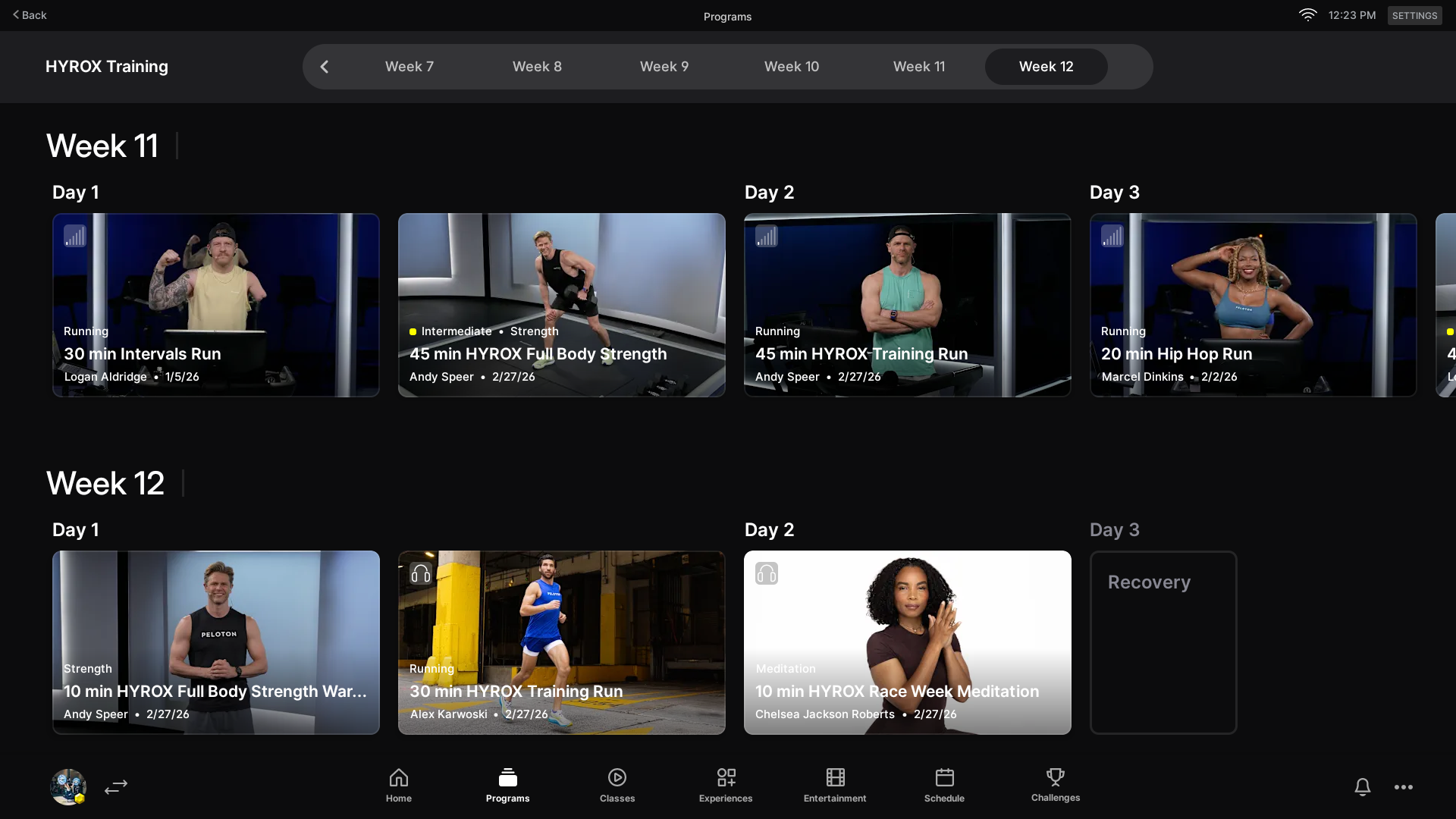 Peloton just launched a 12-week Hyrox training program