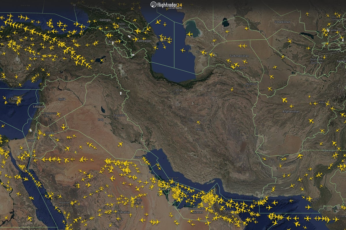 Major flight disruption after US and Israel launch strikes on Iran