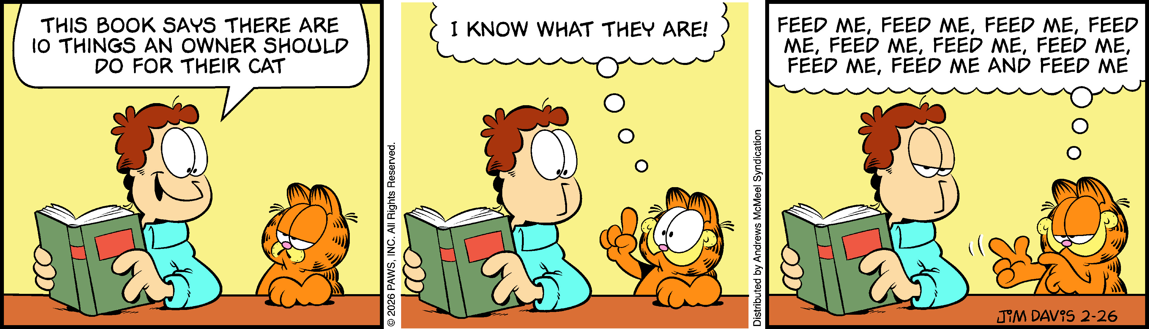 Garfield by Jim Davis