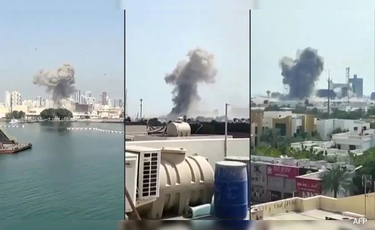 Missile attack on US Navy base in Bahrain as chaos grips Middle East