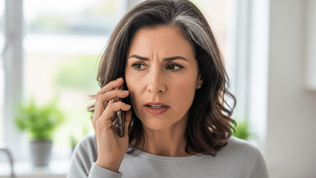 When she answered my husband's cell phone I told her don't hang up and ...