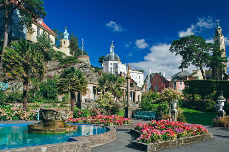Quirky Welsh village with Italian buildings and palm trees is a slice ...