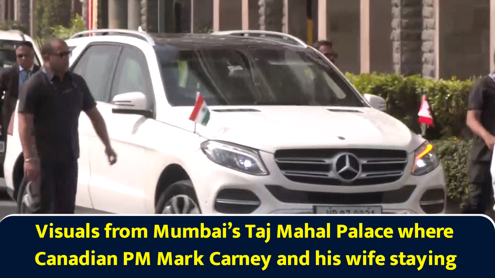 Visuals from Mumbai’s Taj Mahal Palace where Canadian PM Mark Carney ...