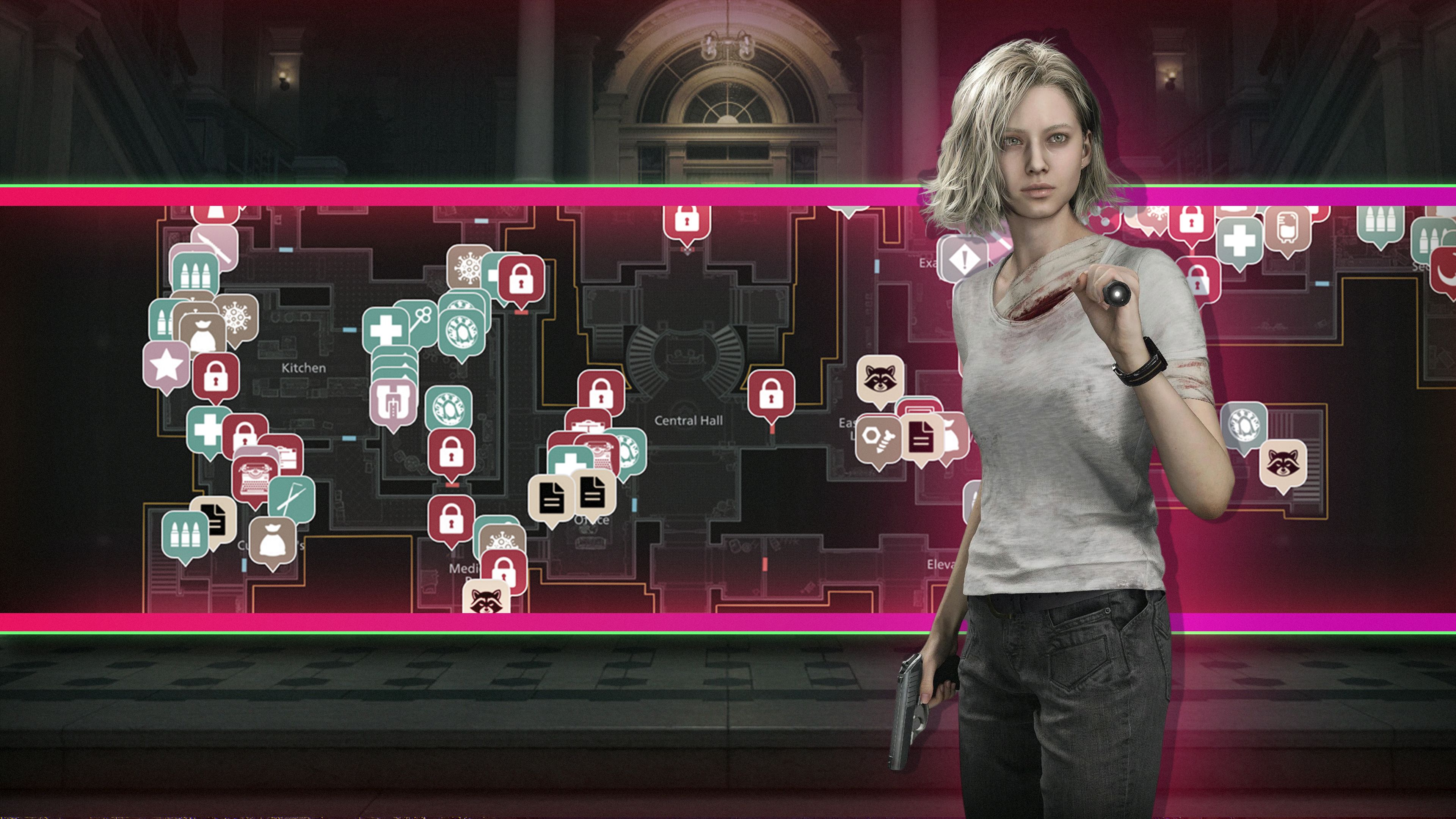 Resident Evil Requiem interactive maps of Care Center, Raccoon City ...