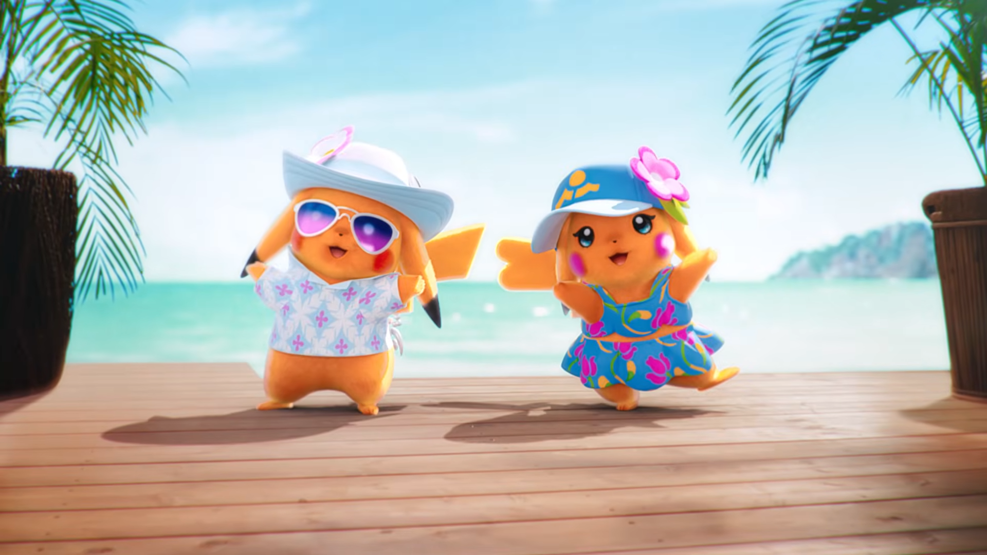 Pokémon Winds and Waves' two dressed up Pikachu have ridiculous ...