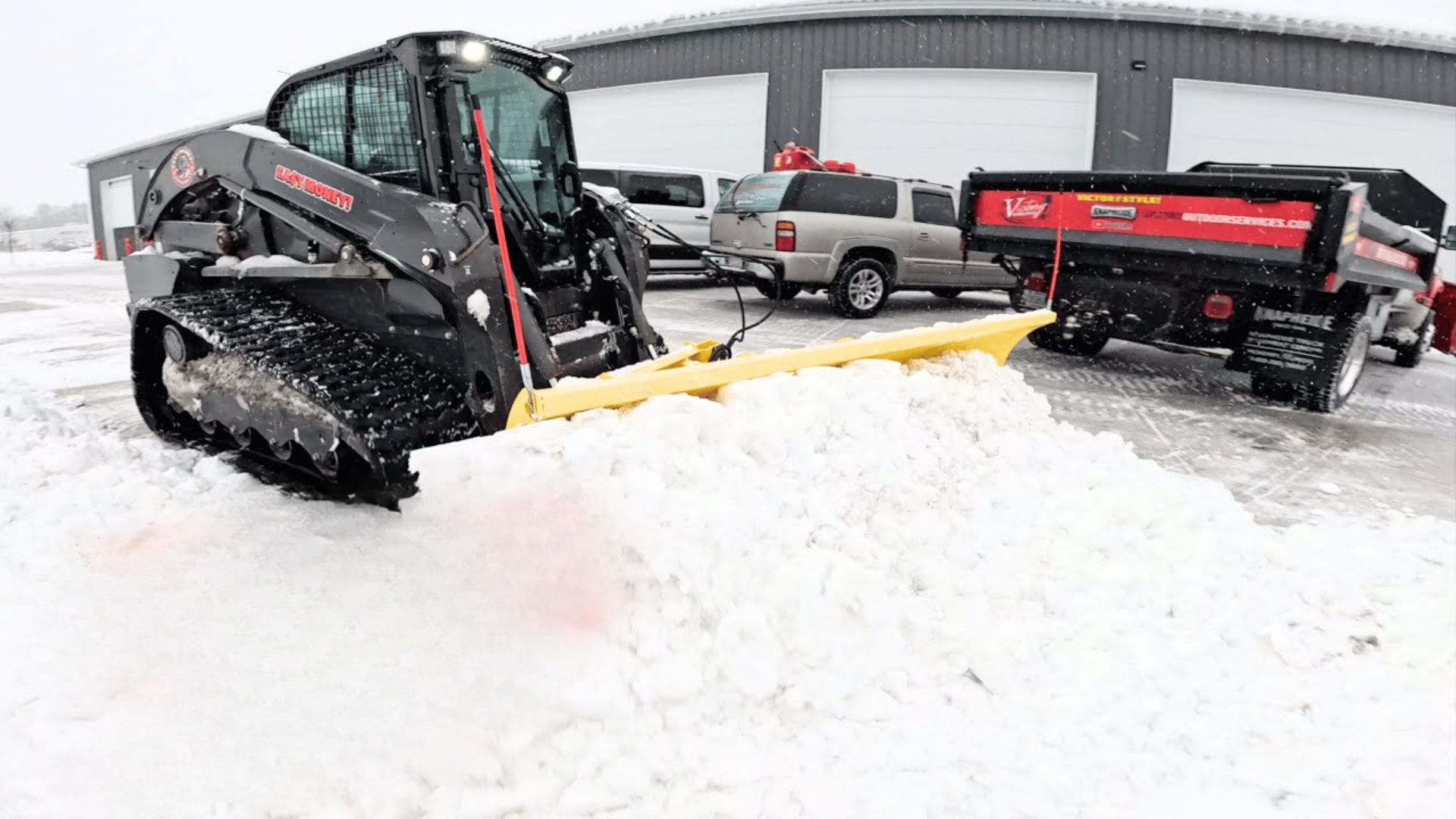 It is not easy to deal with snow