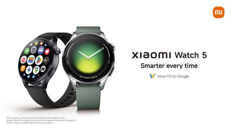 Xiaomi Watch 5 debuts globally: Wear OS 6, gesture controls and dual ...