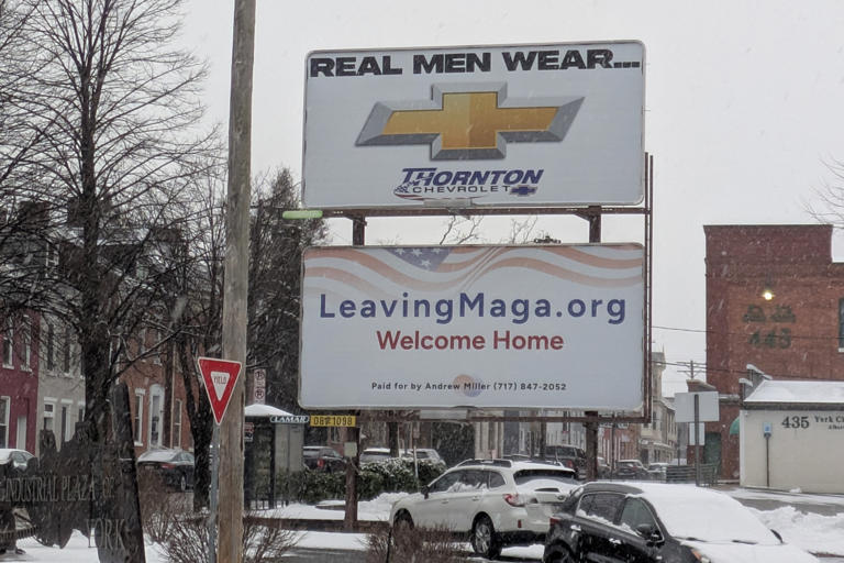 Mysterious ‘Leaving MAGA’ support group billboards pop up cities in ...
