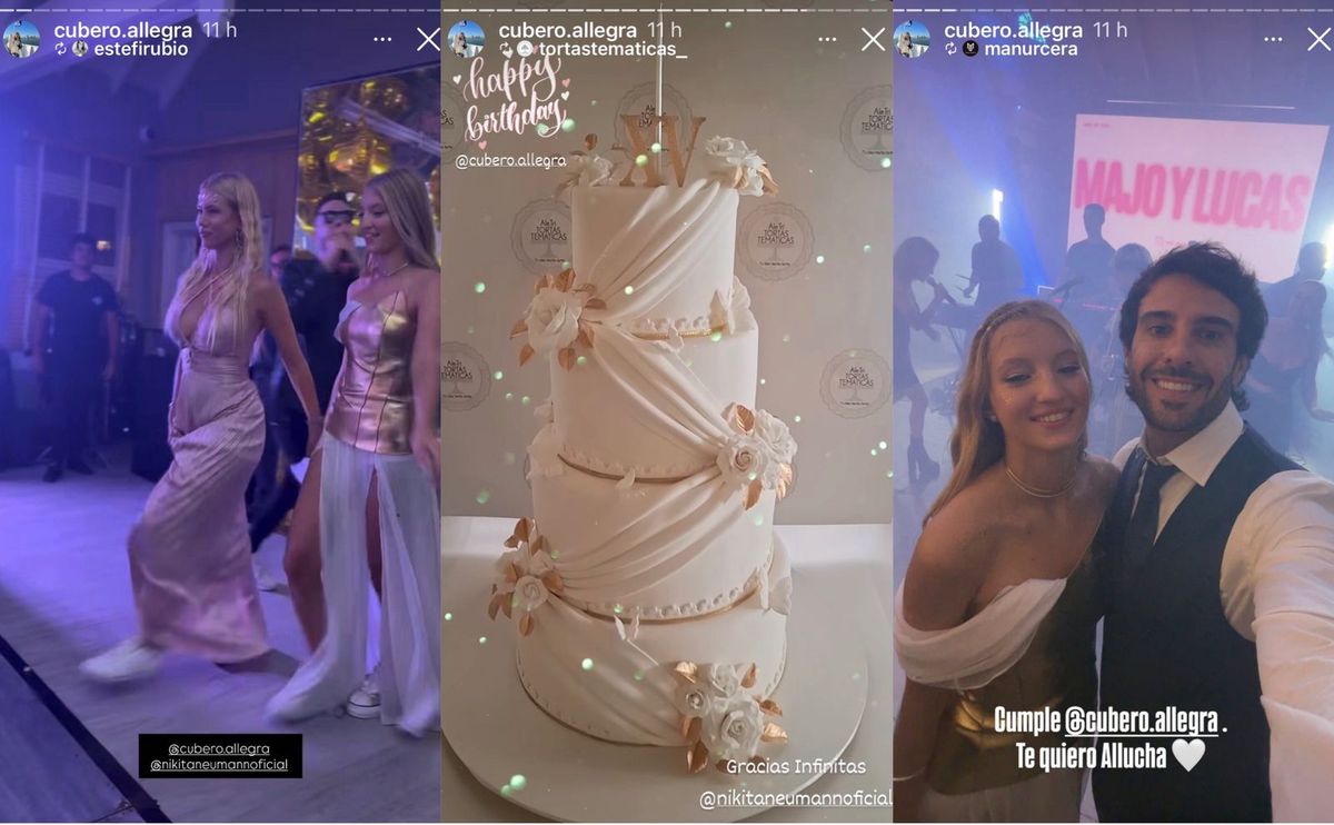 Así fue la imponente fiesta de 15 que Nicole Neumann le organizó a ...