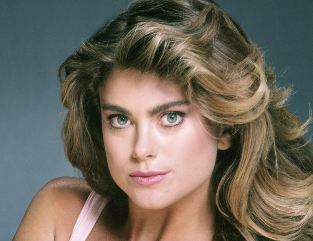 Model Kathy Ireland, 62, wears her newspaper delivery uniform from 50 ...