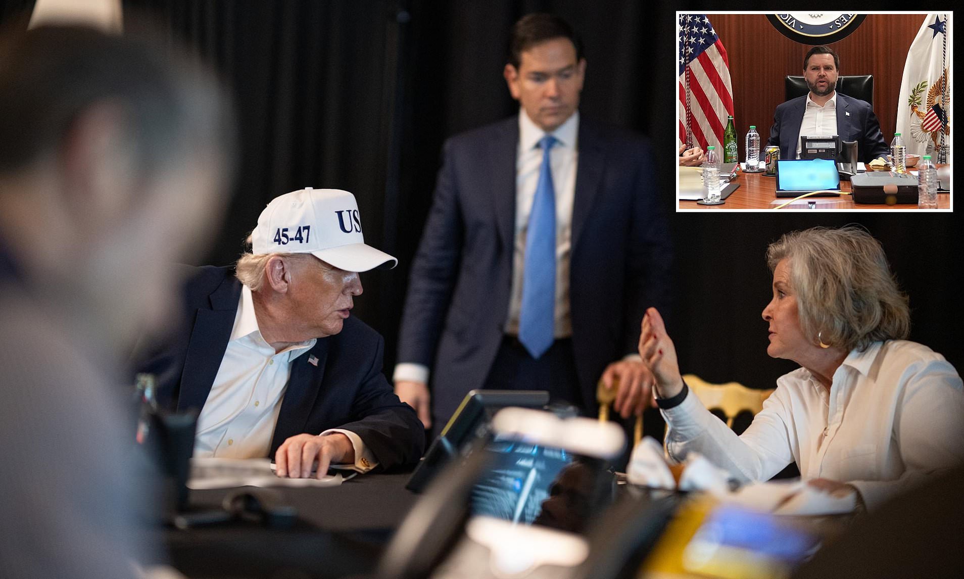 Dramatic first images inside Trump's Mar-a-Lago Situation Room