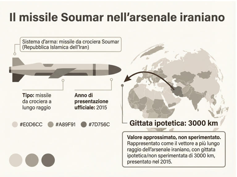 L'Iran può colpire l'Europa? Il missile Soumar con gittata da 3000 km ...