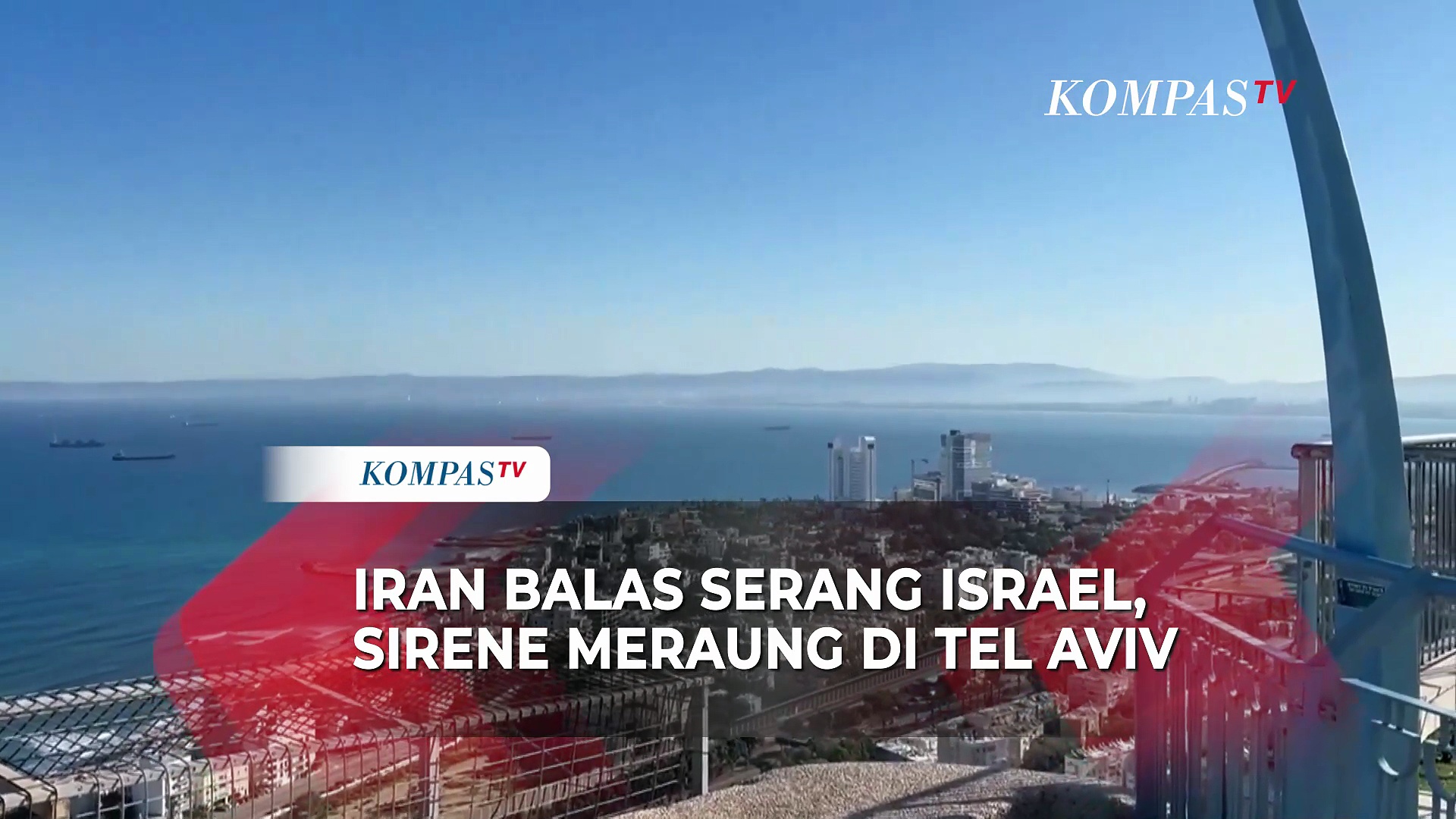 Iran balas serang Israel! Sirene meraung di Tel Aviv