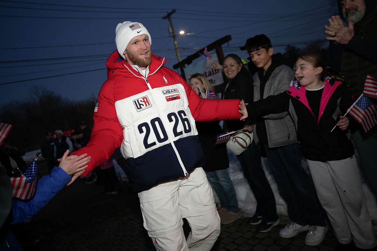 Olympian Austin Florian honored by his CT hometown on 'little hill ...