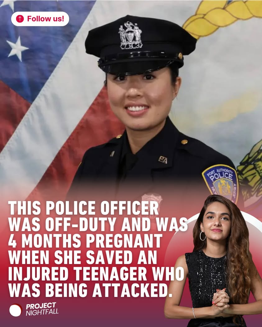 Pregnant officer's unthinkable courage: Runs into hell, saves teen from ...
