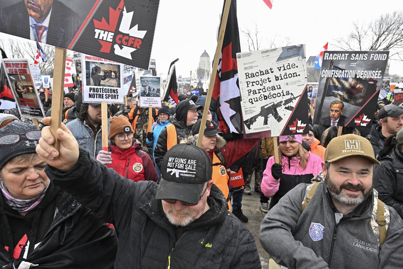 'Our guns are not for sale!' Protesters target Ottawa’s gun buyback program
